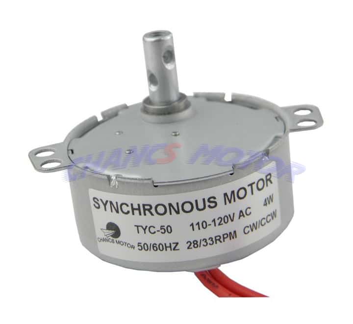 CHANCS 110V AC 28/33RPM TYC-50 AC Synchronous Gear Motor Low Noise ...