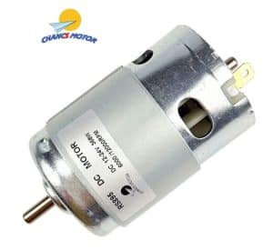 CHANCS 895 DC 12V/24V D Shaft Double Ball Bearing Motor High Power Low ...