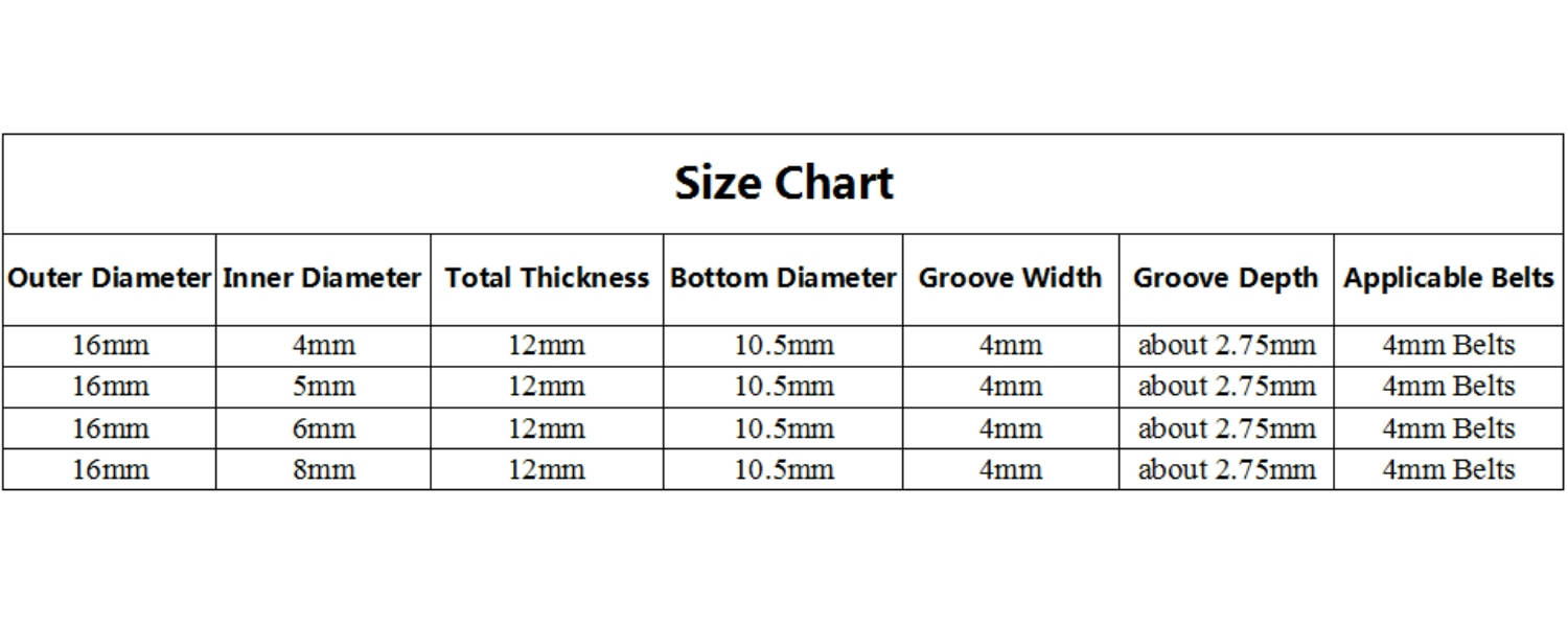 16mm Single Groove Pulley with Fixed Bore Pulley for Drilling Machine ...